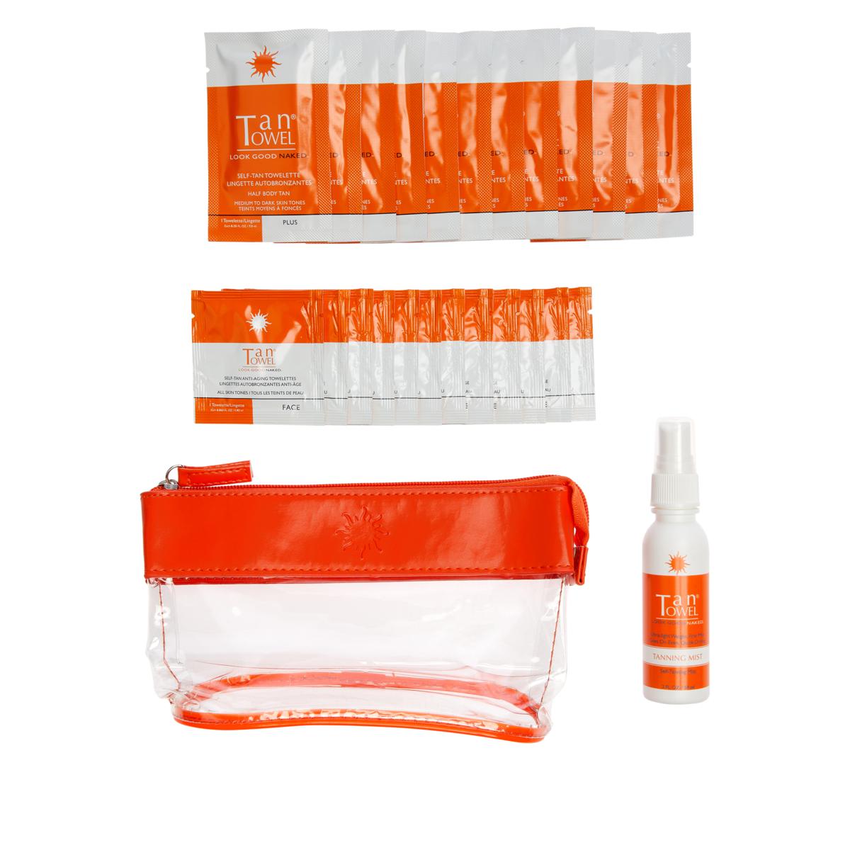 TanTowel Everlasting Tan Plus Kit with Cosmetic Bag Auto-Ship ...