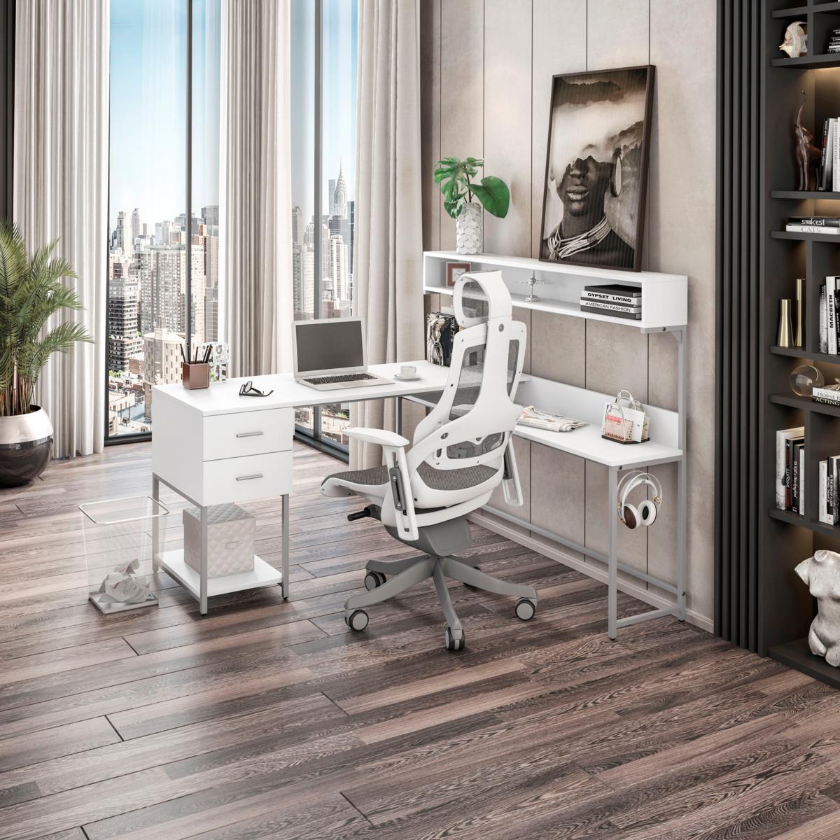 Techni mobili l shaped desk store