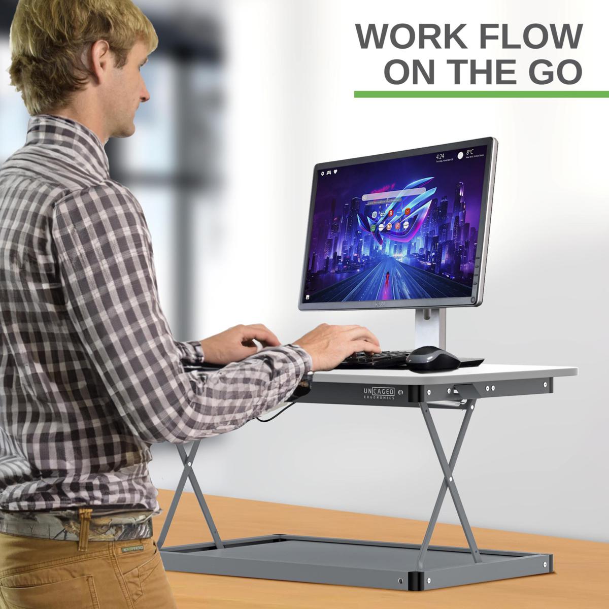 Uncaged Ergonomics Mini Change Standing Desk 20816499 HSN