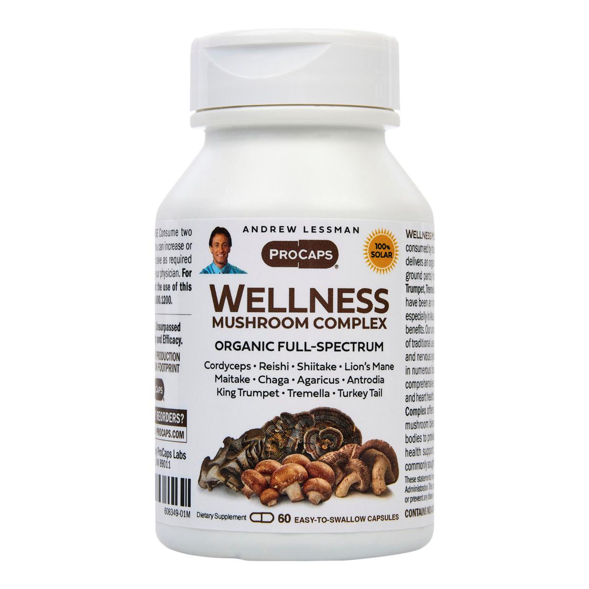 Andrew Lessman Wellness Mushroom Complex - 60 capsules | HSN