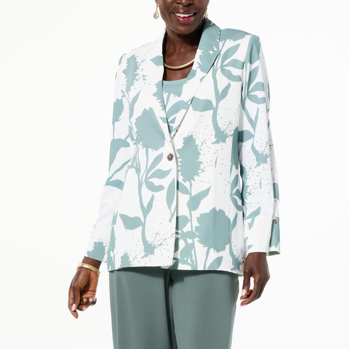 WynneLayers Drapey Twill Blazer - 22821618 | HSN