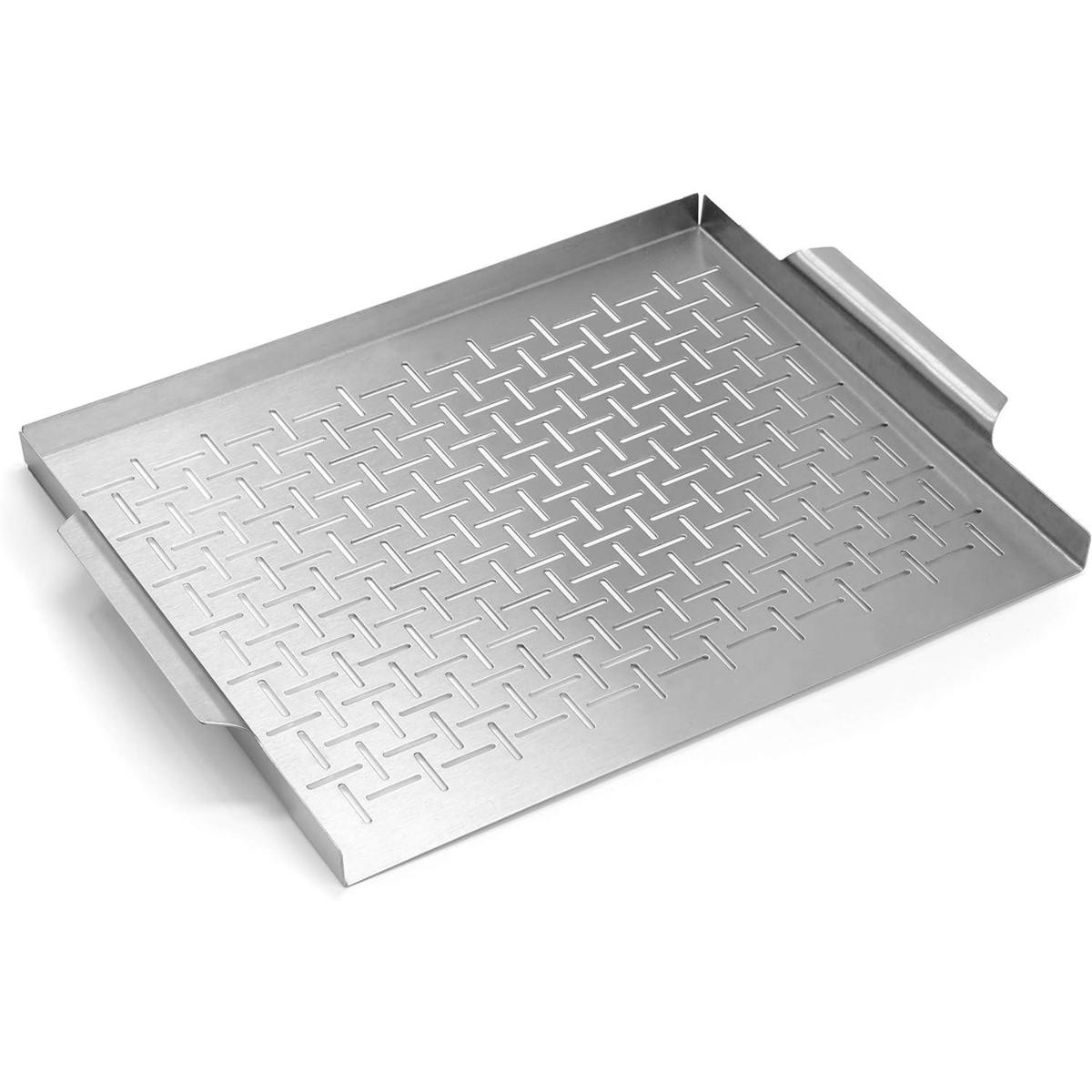 Yukon Glory Premium Grill Topper Tray Grilling Pan Stainless Steel ...